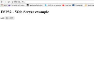 A basic ESP32 Web server example